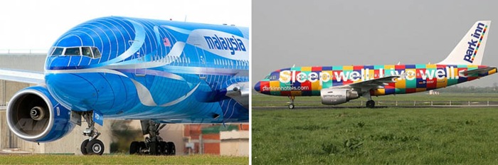 Colorful Artwork on Airplanes | Amusing Planet